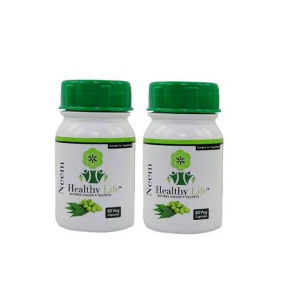 Healthy Life Neem Capsules - 60's x 2 Pieces - Click2buyit