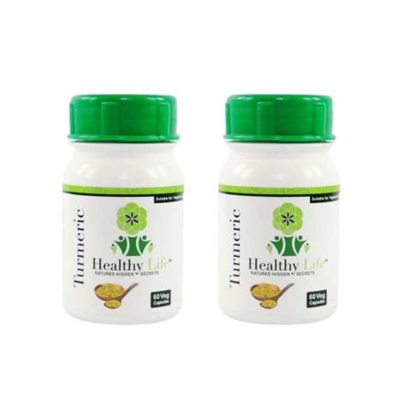 Healthy Life - Tumeric Capsules - 60s x 2 - Click2buyit