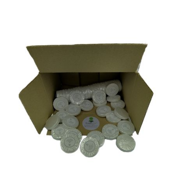 Boutique White Round 20g Soap Bars – Hotel & Airbnb Guest Soap 100 Pack