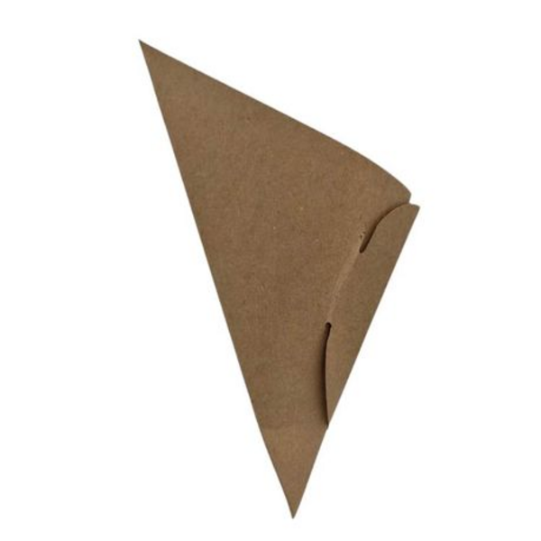 Large Kraft Chip Cone- 25 Pack - Click2buyit