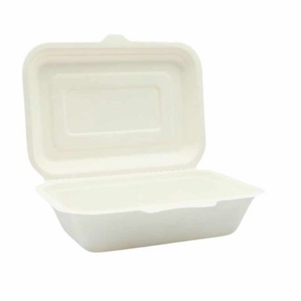 Takeaway Container -600ml Compartment Clamshell x 50 Pack - Click2buyit